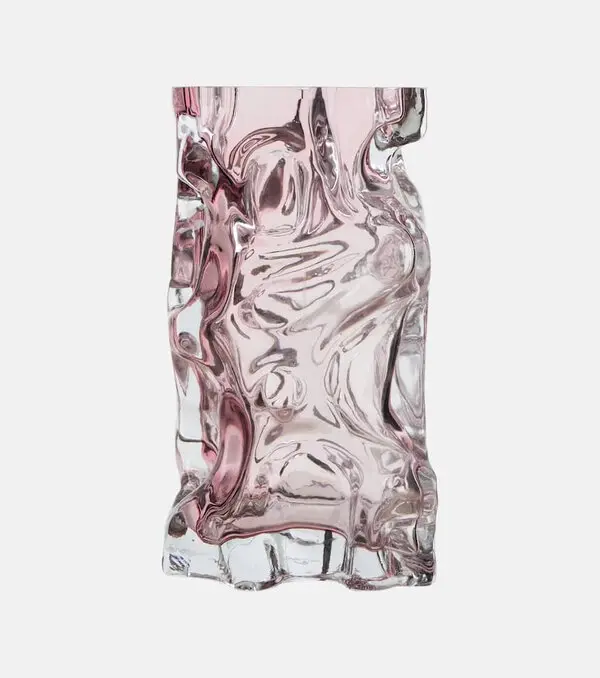 POLSPOTTEN Ice Glass Vase Norman Trapman - Pink