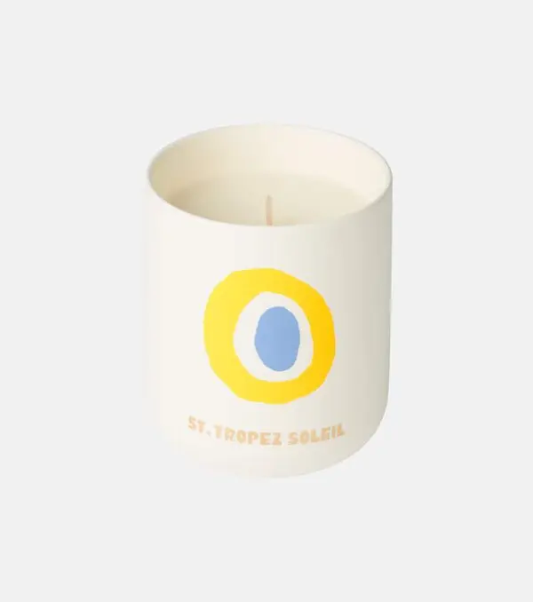 Assouline St. Tropez Ceramic Scented Candle - White