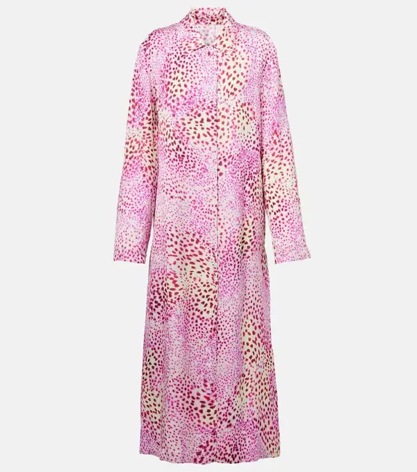 Dries Van Noten Printed Jacquard Coat