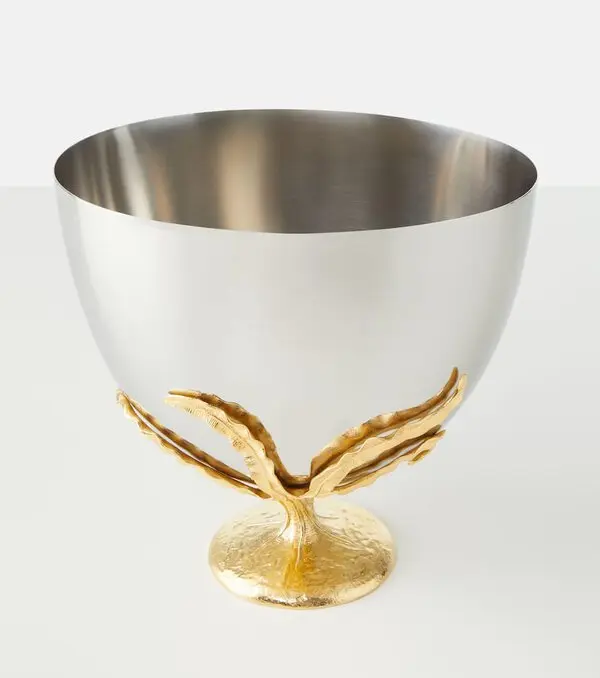 L'Objet Fern Gold-plated Stainless Steel Ice Bucket