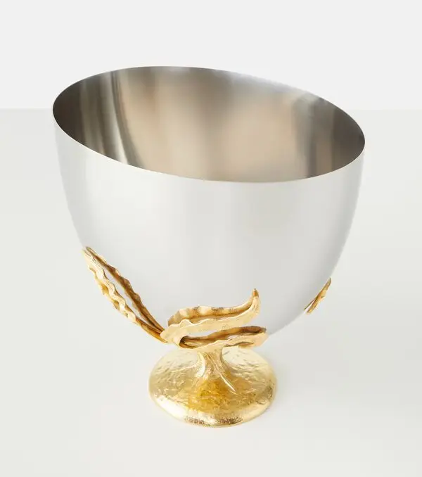 L'Objet Fern Gold-plated Stainless Steel Ice Bucket