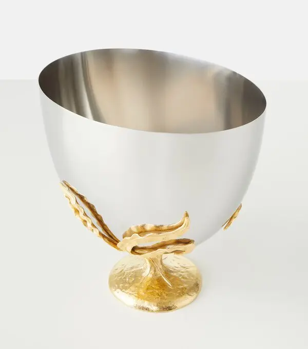 L'Objet Fern Gold-plated Stainless Steel Ice Bucket