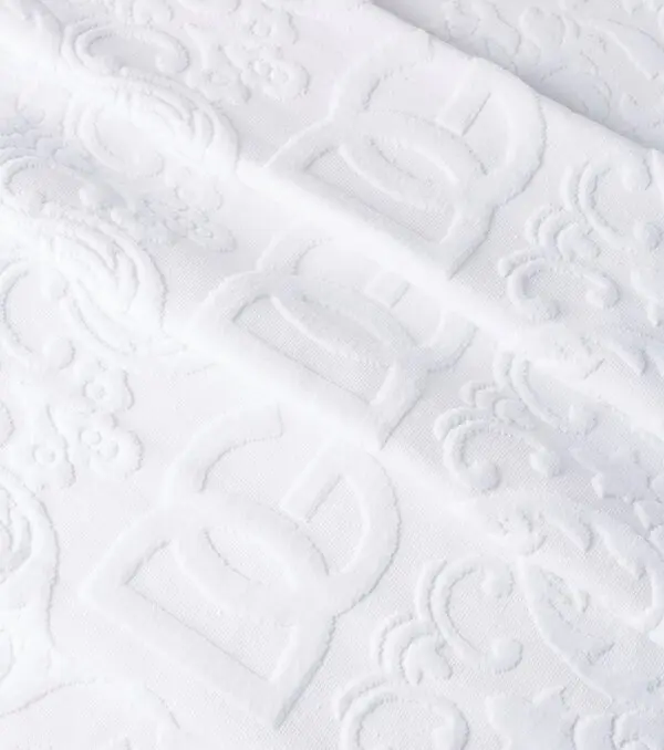 Dolce & Gabbana Set Of 5 Jacquard Cotton Terry Towels - White