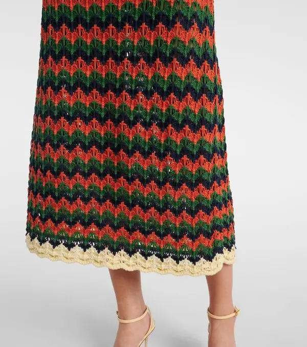 La DoubleJ Perry Crochet Cotton Polo Dress