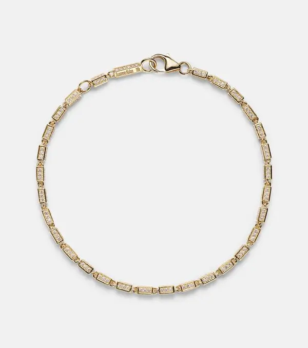 SUZANNE KALAN 18kt Yellow Diamond Bracelet - Gold