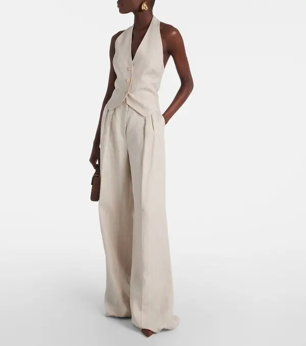 Max Mara Sauro Linen Vest