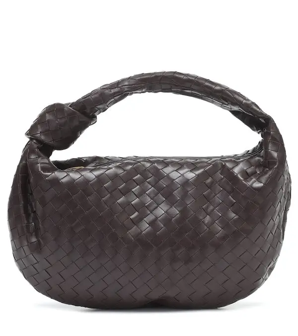 Bottega Veneta Jodie Intrecciato Leather Tote Bag - Brown