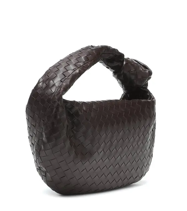 Bottega Veneta Jodie Intrecciato Leather Tote Bag - Brown