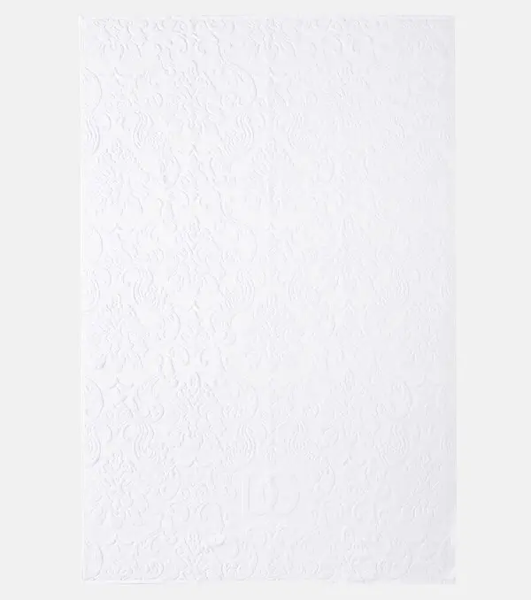 Dolce & Gabbana Set Of 5 Jacquard Cotton Terry Towels - White