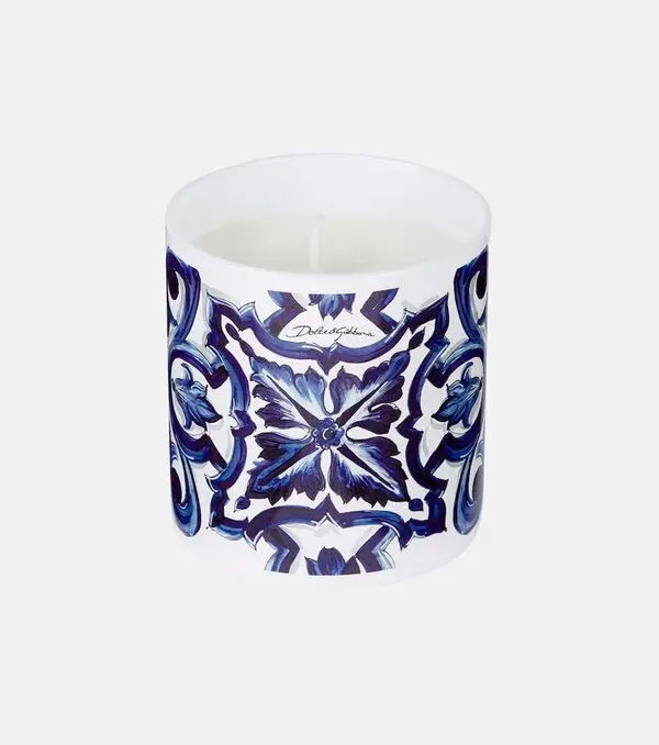 Dolce & Gabbana Sicilian Neroli And Lemon Scented Candle - Blue