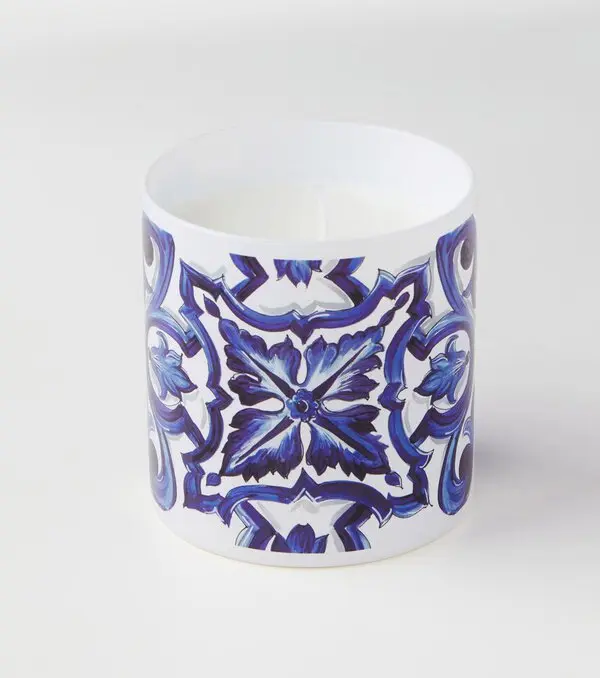 Dolce & Gabbana Sicilian Neroli And Lemon Scented Candle - Blue