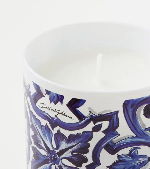 Dolce & Gabbana Sicilian Neroli And Lemon Scented Candle - Blue