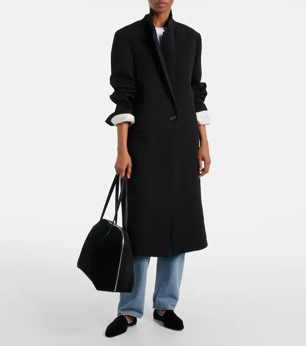 TOTEME Wool-blend Canvas Coat