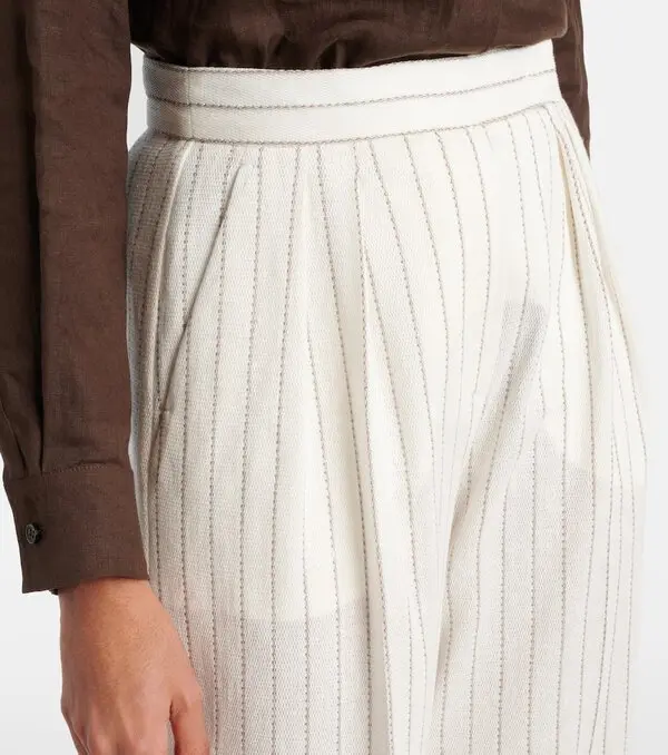 Max Mara Clarion Straight Leg Pants - Brown