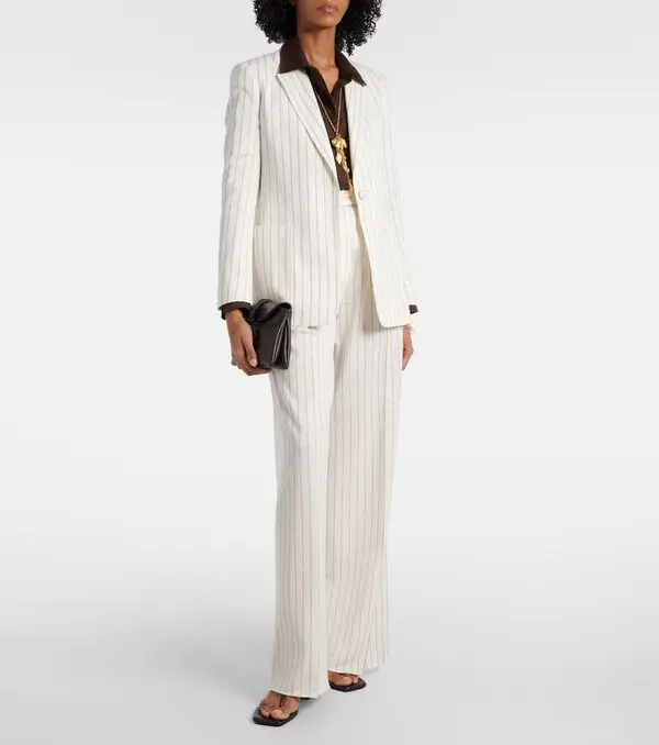 Max Mara Clarion Straight Leg Pants - Brown