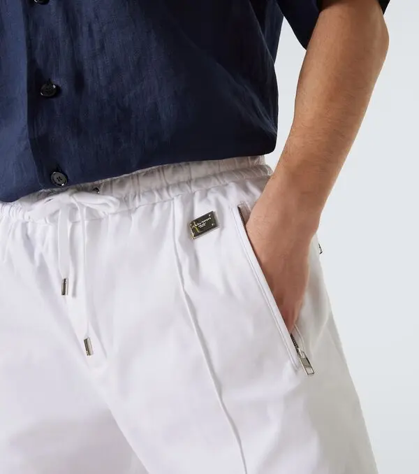 Dolce & Gabbana Cotton Gabardine Bermuda Shorts