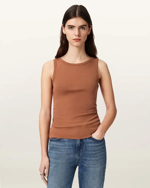 ALLSAINTS Katarina Tank Top - Pecan Brown