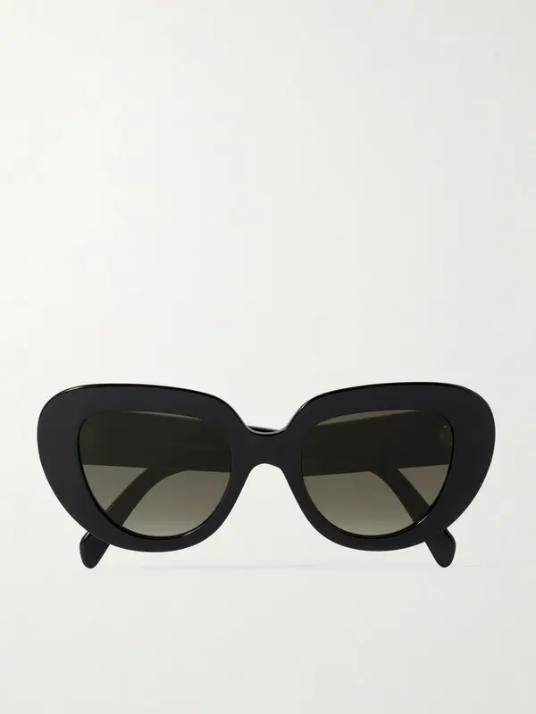 Celine Oversized Butterfly-frame Sunglasses - Black