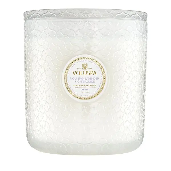 Voluspa Mountain Lavender & Chamomile 5 Wick Hearth Candle, 123 Oz - No Color