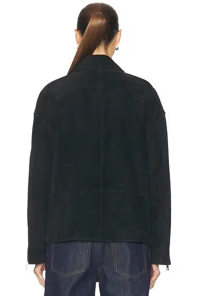 GRLFRND Alek Suede Jacket - Black