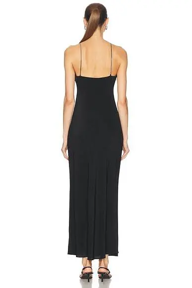 ST. AGNI Fine Chain Silk Slip Dress