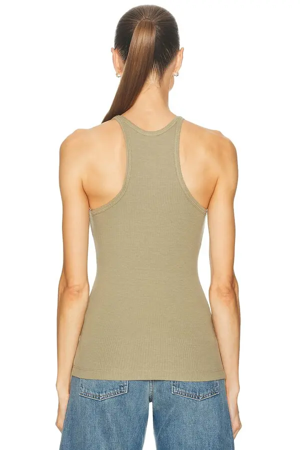 GRLFRND Slim Racer Tank - Llight Olive