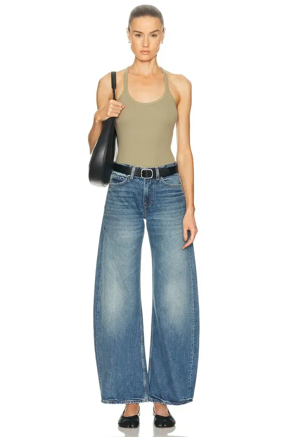 GRLFRND Slim Racer Tank - Llight Olive