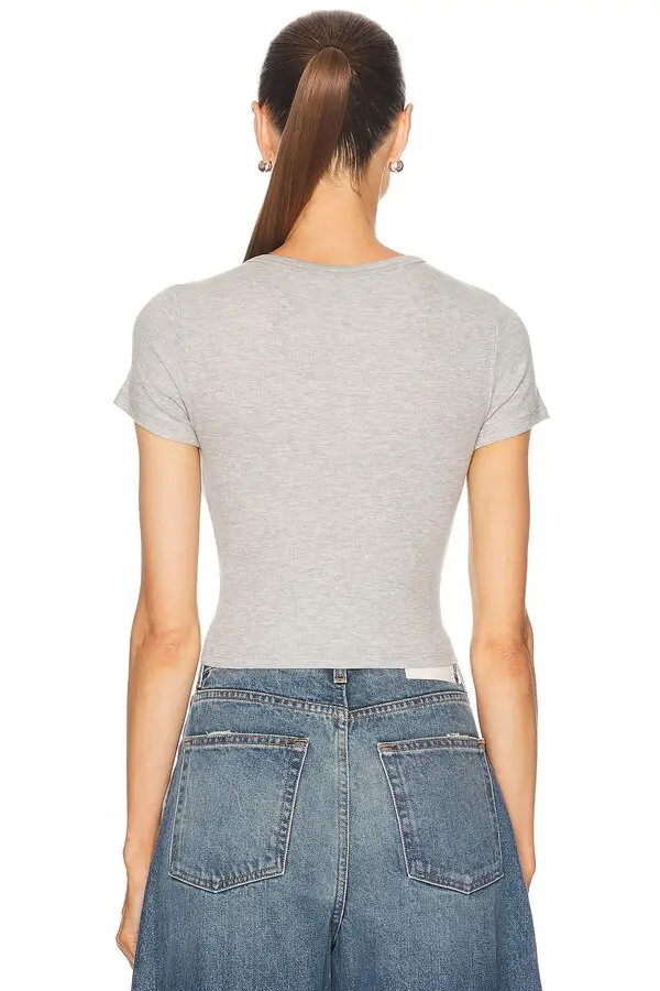 GRLFRND Baby Tee - Heather Grey