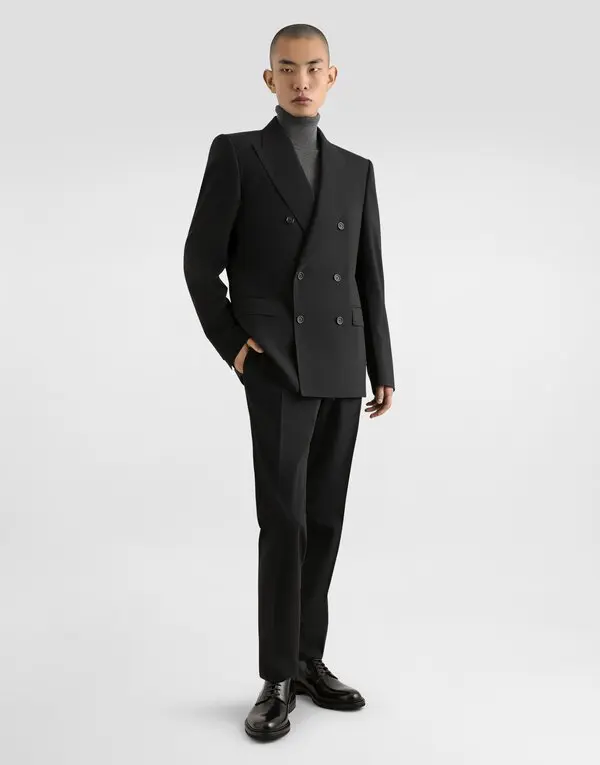 Dolce & Gabbana Wool Turtleneck Sweater - Grey