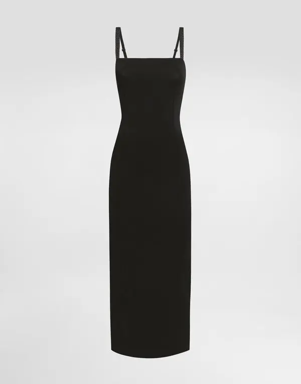 Dolce & Gabbana Jersey Milano Rib Sheath Dress