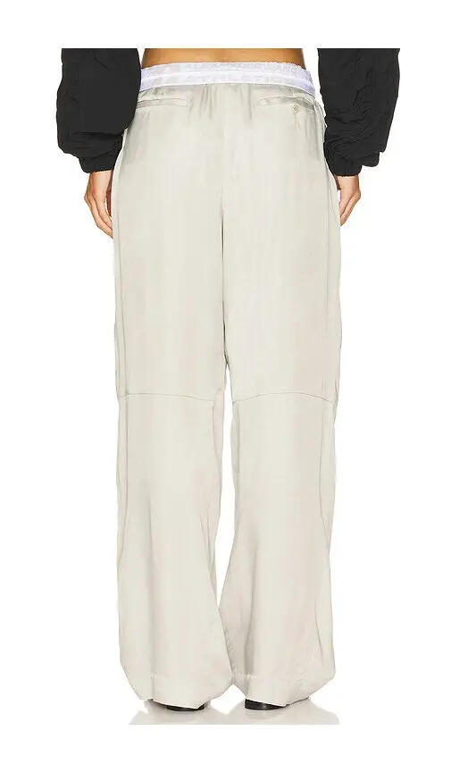 Alexander Wang Trouser With Turned Down Waistband