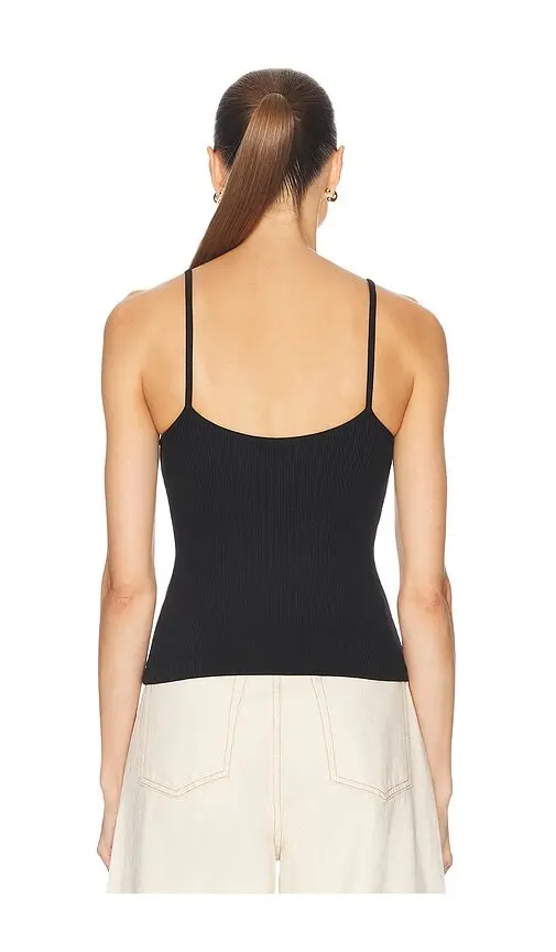 GRLFRND Essential Cami In Ribbed Jersey - Black