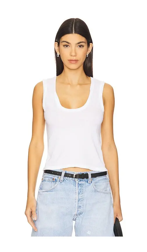 PERFECTWHITETEE Khara Scoop Tank