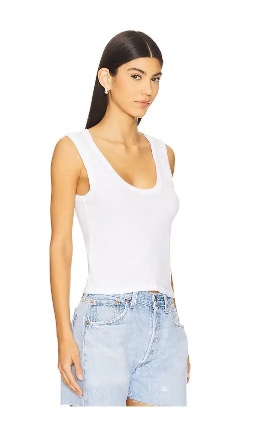 PERFECTWHITETEE Khara Scoop Tank