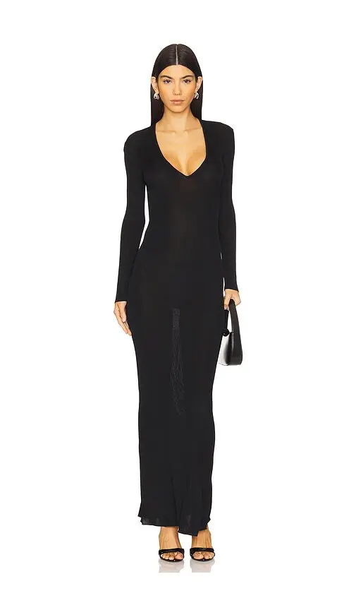 Nili Lotan Jean Sweater Dress In Black - 51% Off | Editorialist