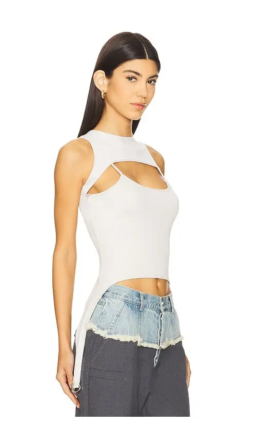 PRIVATE POLICY Mesh Harness Tank Top