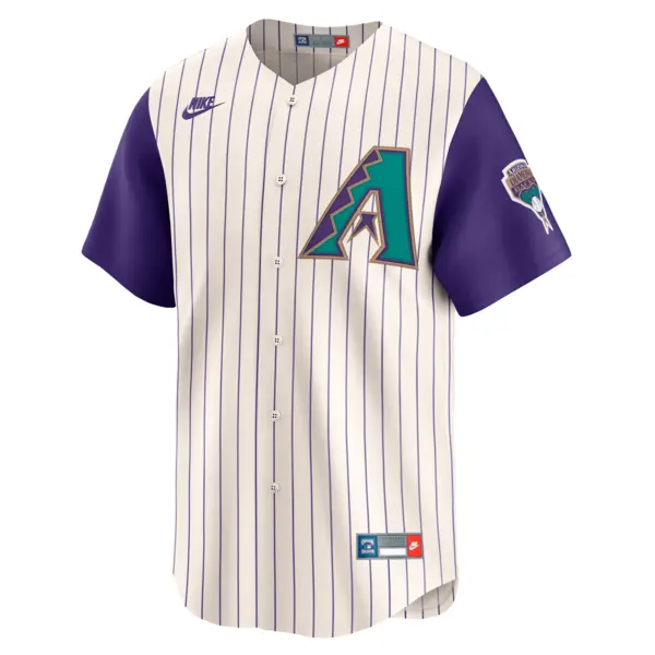 Nike Randy Johnson Arizona Diamondbacks Cooperstown Mlb Limited Jersey - White