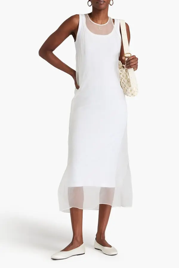 tight knee length dress Good Vibes V-Neckline Knee Length Dress Rose main image 1