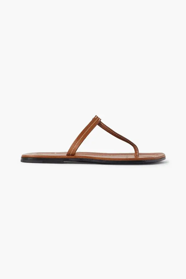 TOTEME T-strap Leather Sandals