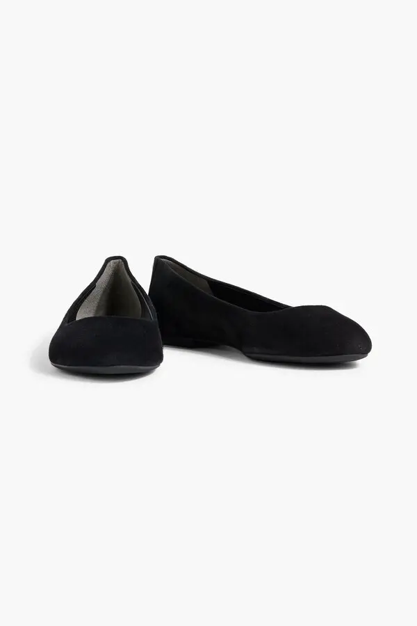 STUART WEITZMAN Gabby Suede Ballet Flats