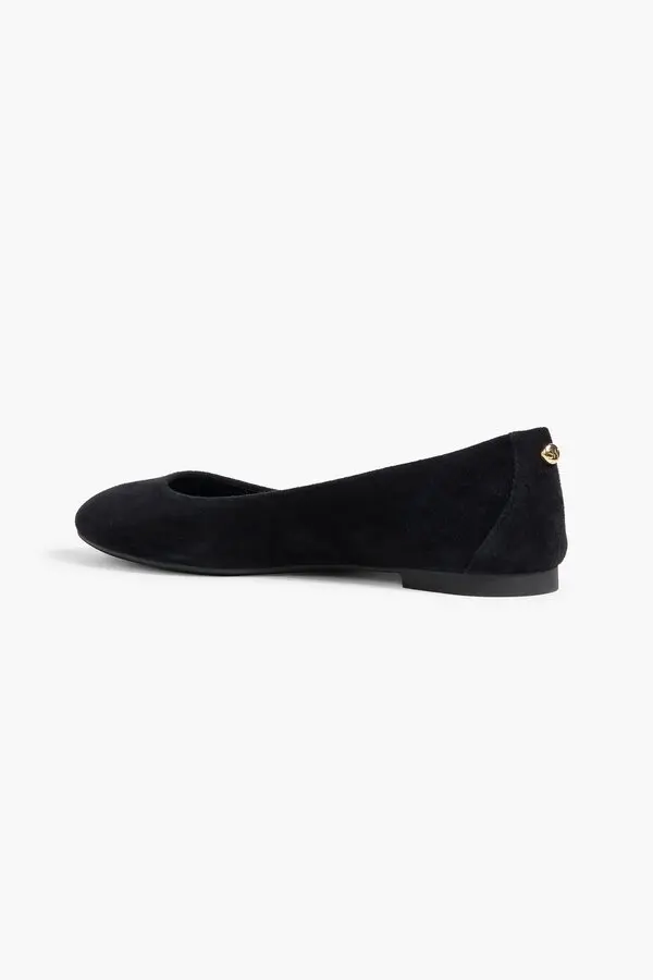 STUART WEITZMAN Gabby Suede Ballet Flats