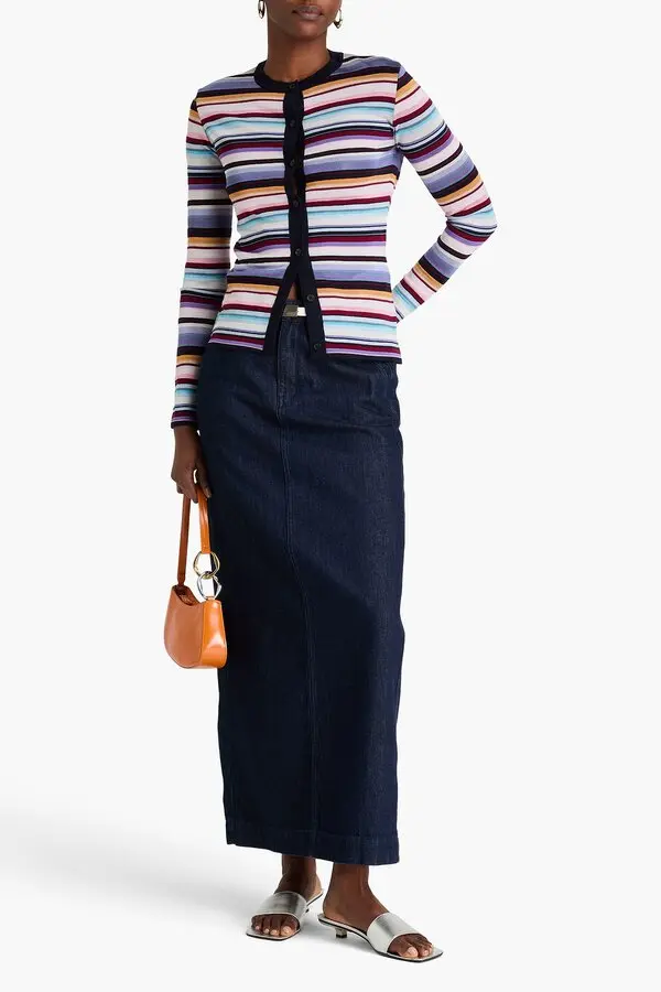 Missoni Striped Wool-blend Cardigan - Multicolor