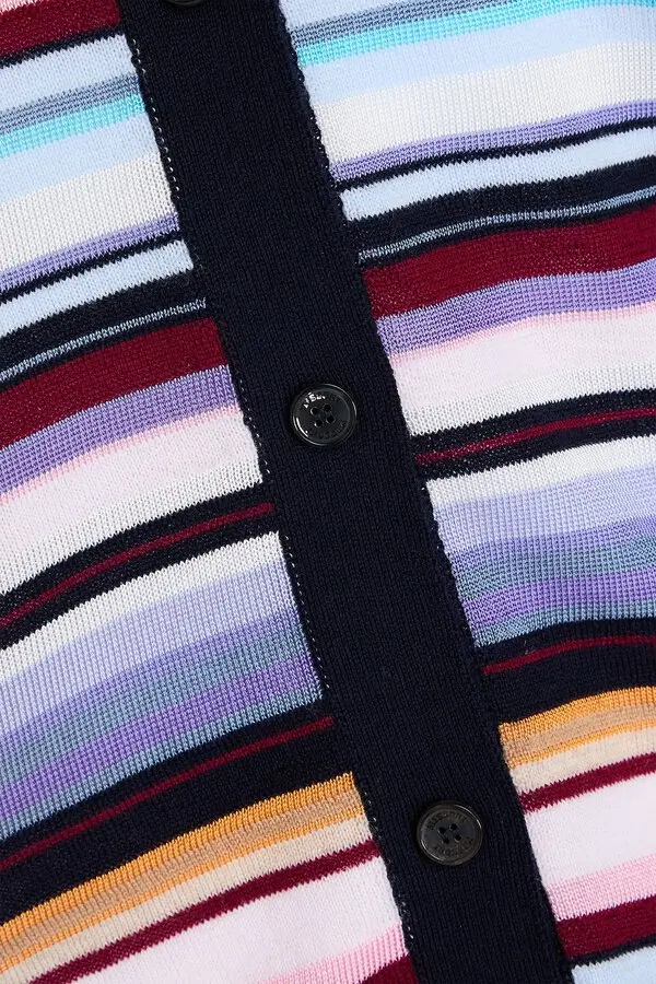 Missoni Striped Wool-blend Cardigan - Multicolor