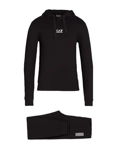 EA7 Cotton Tracksuit - Black