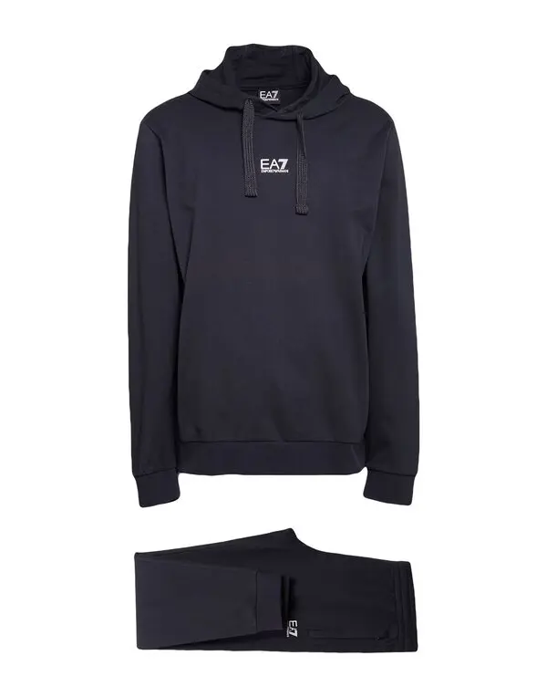 EA7 Cotton Tracksuit - Midnight Blue