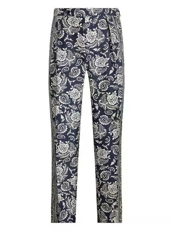 Ralph Lauren Purple Label Paisley-print Trousers