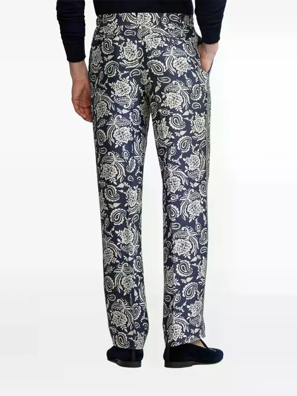 Ralph Lauren Purple Label Paisley-print Trousers