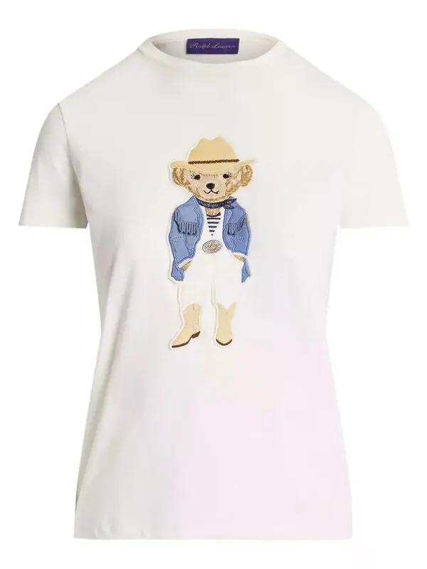 Ralph Lauren Bear-motif T-shirt - White