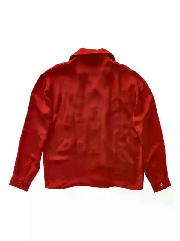 GLASS CYPRESS Foot On Silk Shirt