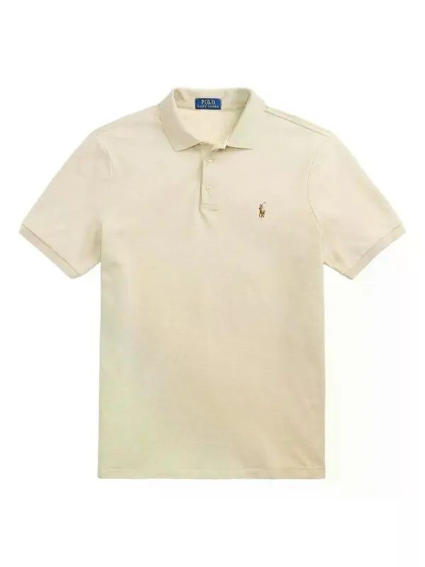 Polo Ralph Lauren Polo Pony-embroidered Polo Shirt - Neutrals